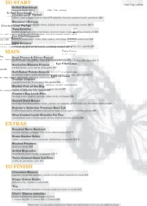 Dinner - Beast & Butterflies Restaurant